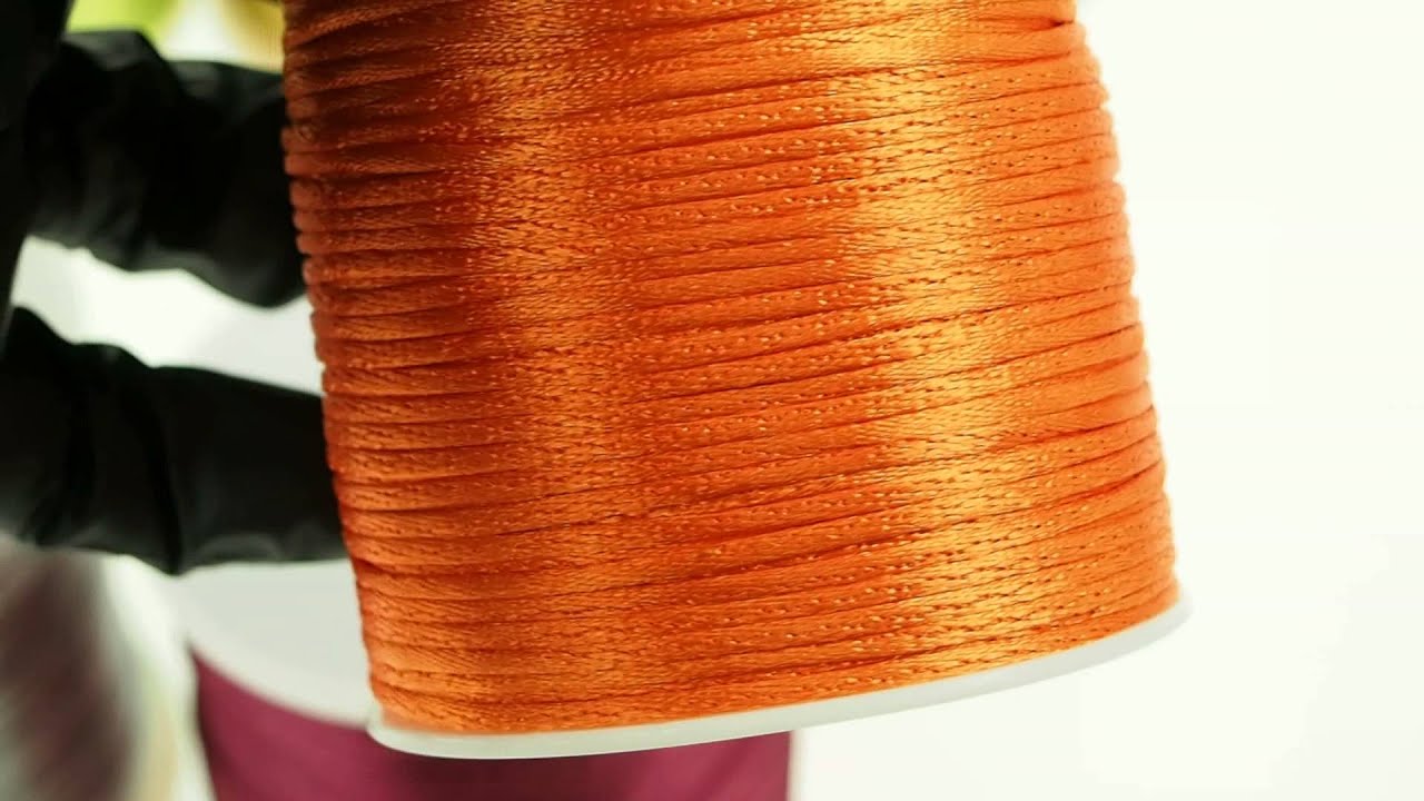 Rat Tail Ribbon Chinese Knot Bow Ties Threading Gift Wrap Premium Heavy ...