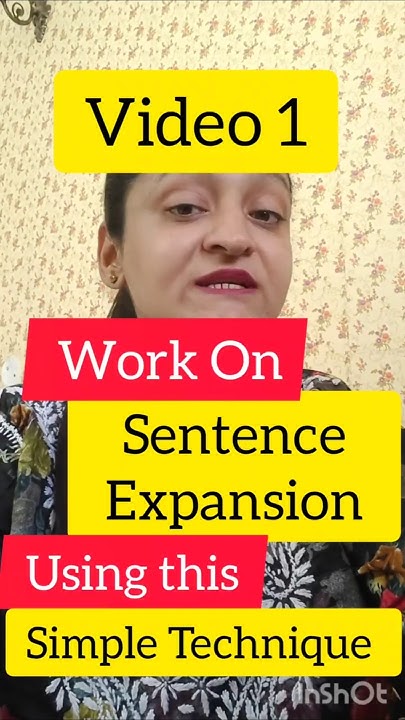 How To Work on Sentence Expansion | language Development | Language ...