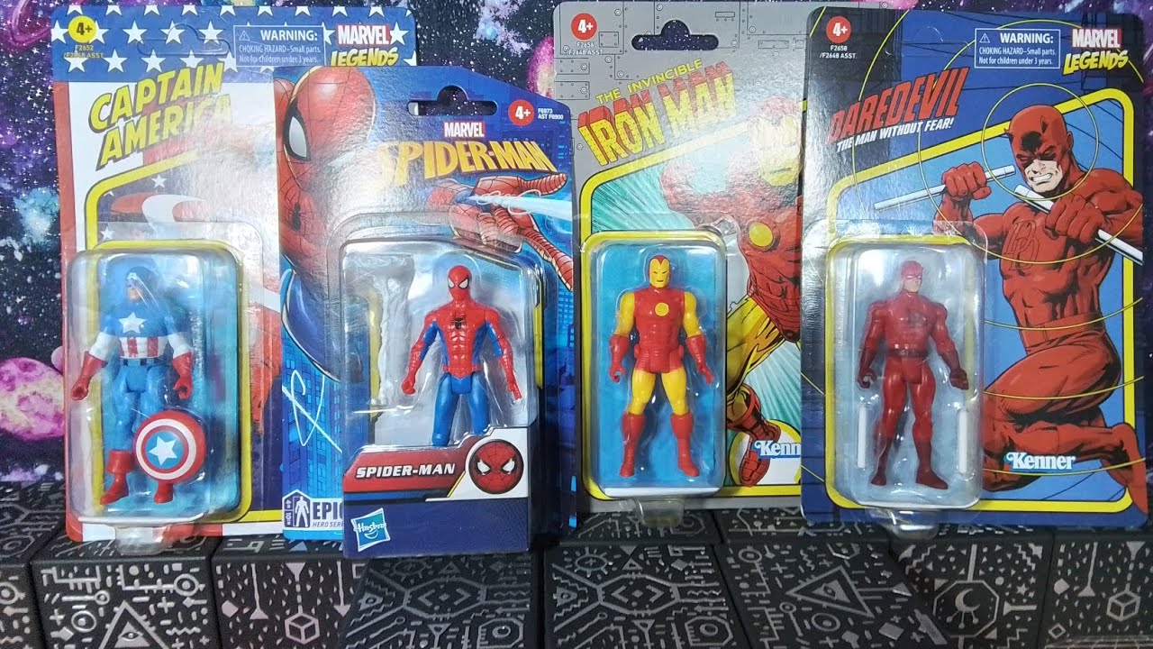 Kenner Marvel Legends & Hasbro Spiderman Figures Feels Like The 1984 ...
