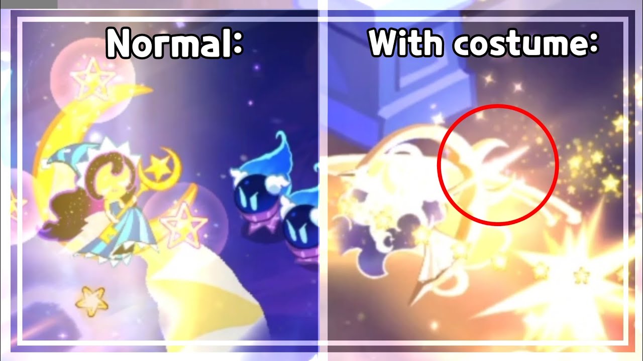 Moonlight Cookie Costume Showcase & Comparison || Cookie Run Kingdom ...