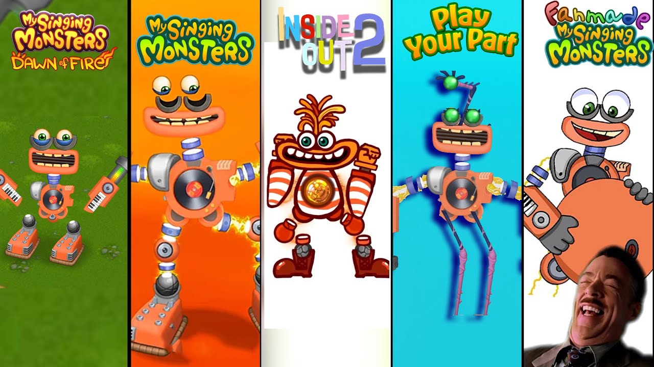 Dawn Of Fire Vs My Singing Monsters Vs Inside Out 2 Vs Fanmade Wubbox ...