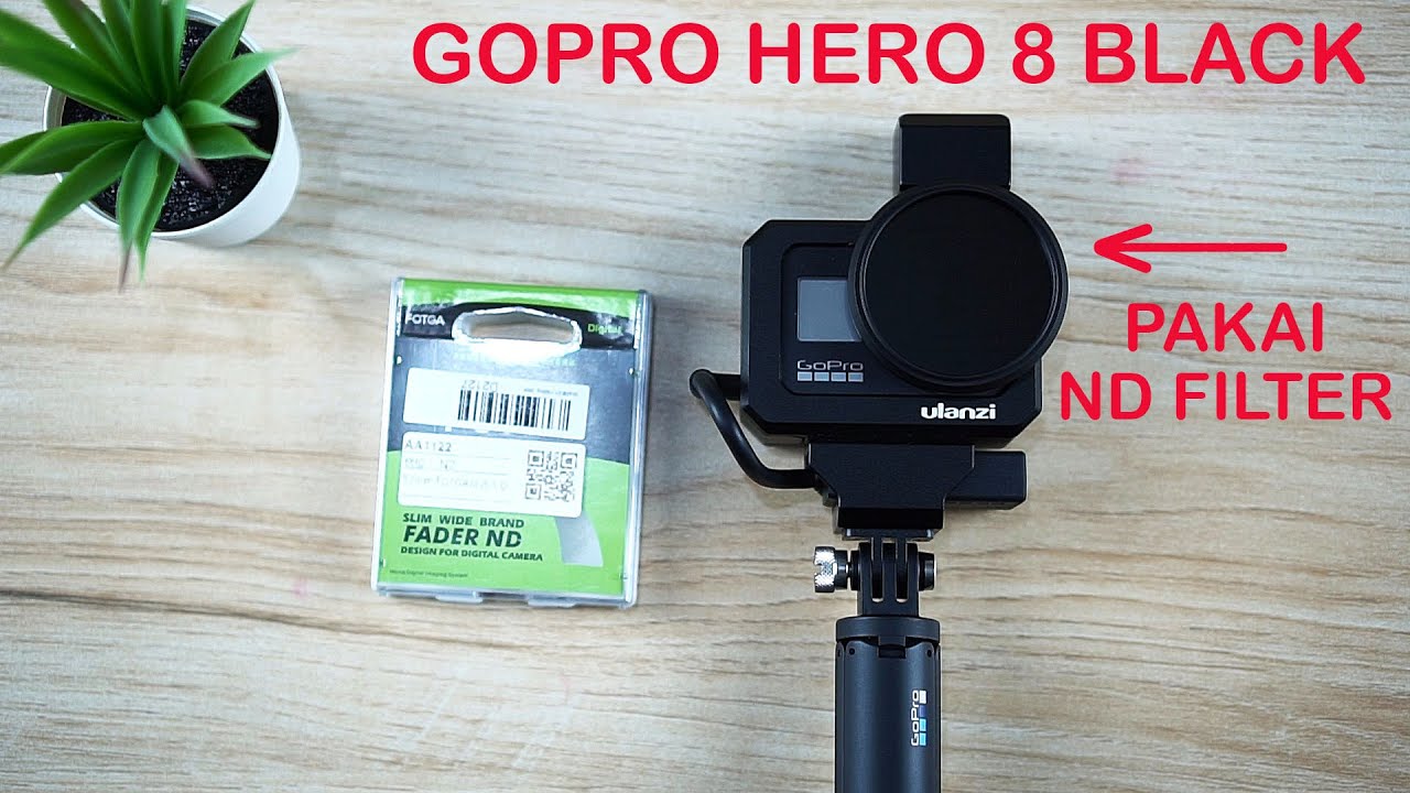 ND FILTER GOPRO HERO 8 BLACK??? PAKAI INI FOTGA 52MM SLIM FADER ...