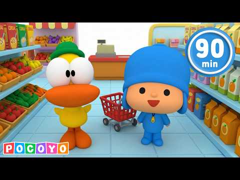 ✨ As Aventuras do Bebê Pocoyo no Supermercado 🍼 | Pocoyo Português Brasil | DESENHOS ANIMADOS