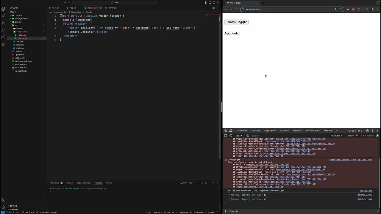 React Dersleri - Props (1.Video) - YouTube