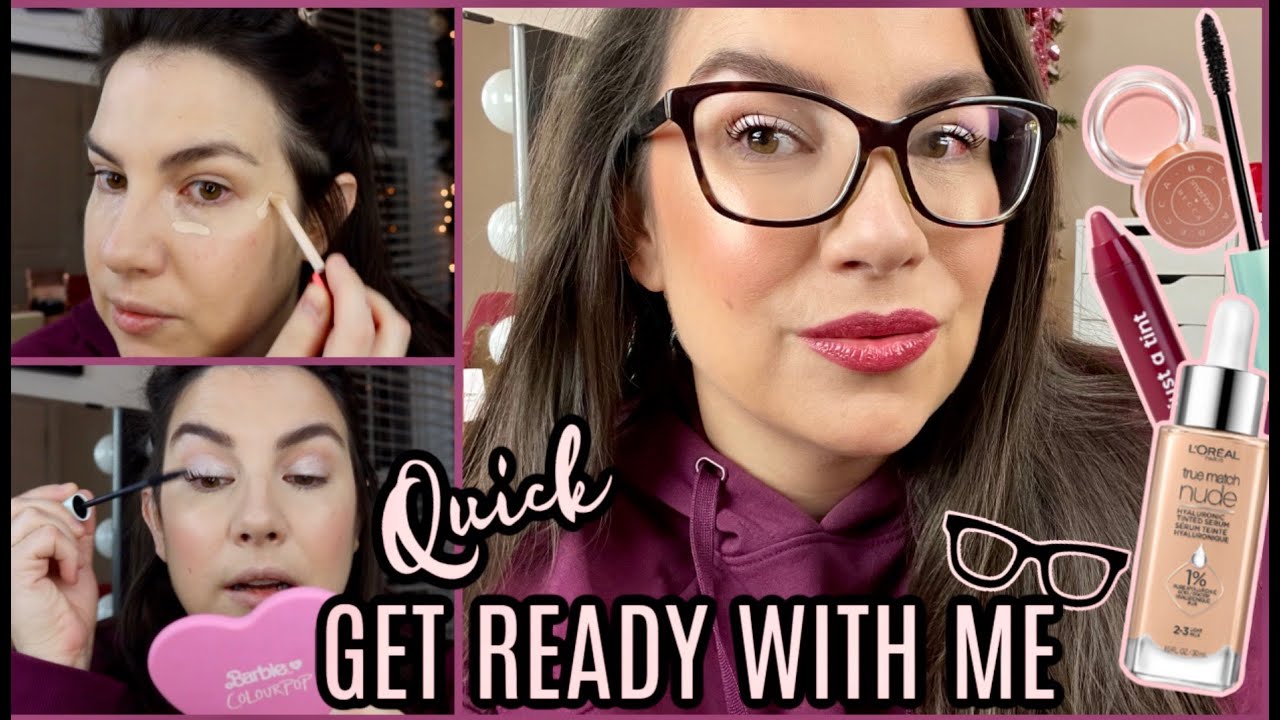 Quick And Easy Makeup Routine Glasses Friendly Youtube 4908