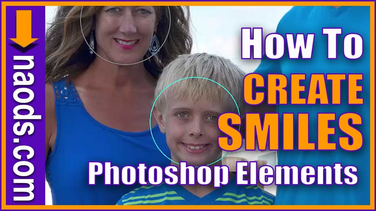 How to Create Smiles in Photoshop Elements - YouTube