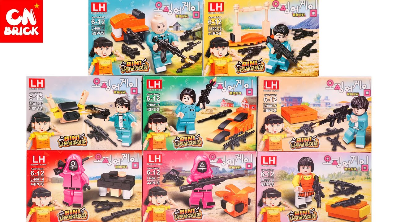 LEGO SQUID GAME 오징어게임 Ojing eo Geim RED LIGHT GREEN LIGHT LH001 ...