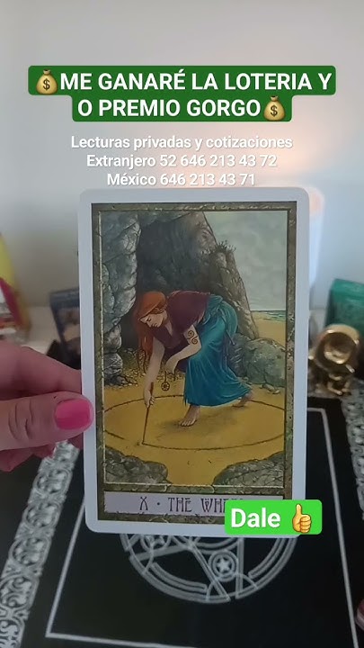 💰ME GANARÉ LA LOTERIA Y O PREMIO GORGO💰 #tarotlunadorada - YouTube
