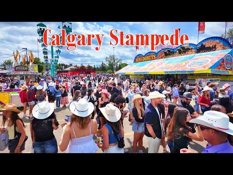 Calgary Stampede - Stampede Park 4K Walking Tour