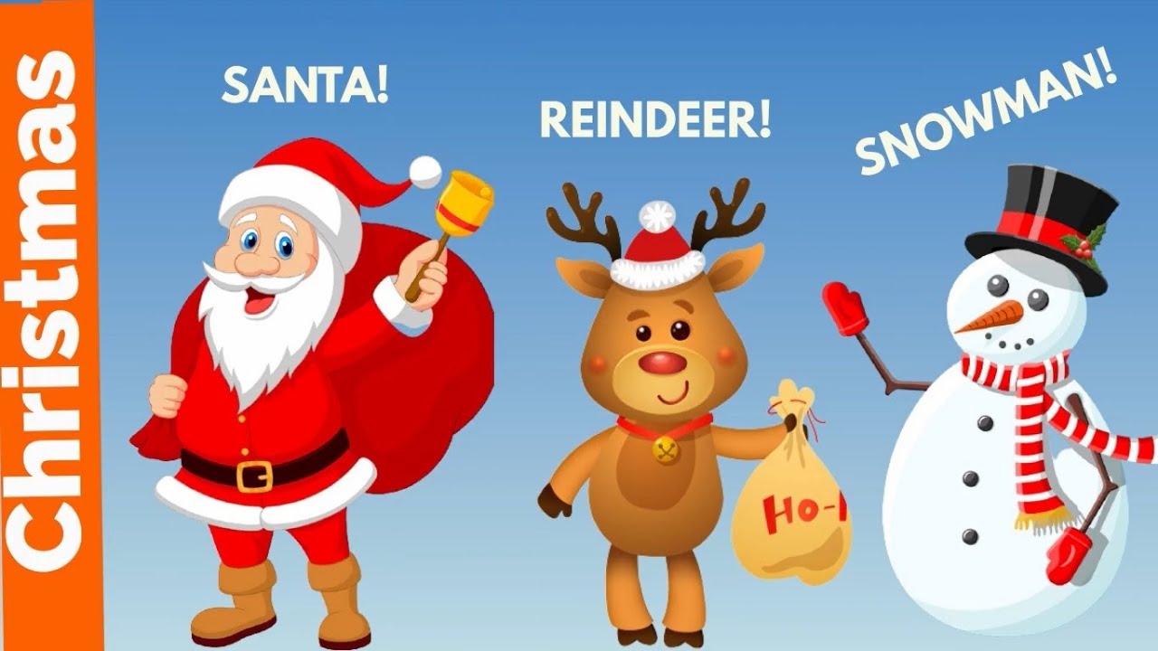 Learn Christmas Vocabulary | Kids Learning Videos | AnimateWithRekhs ...