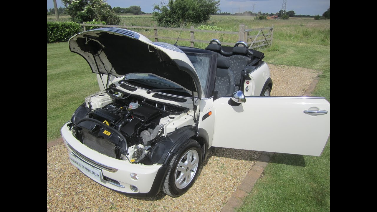 Mini One Convertible pepper Pack white - YouTube