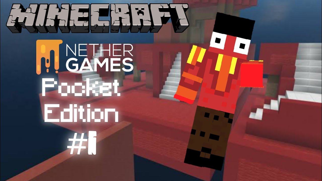 Minecraft Pocket Edition•Nether Games Bridge🤓🤓 - YouTube