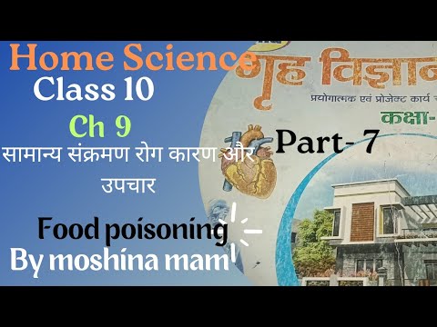 Home Science class 10 chapter 9 part 7 Food poisoning. - YouTube