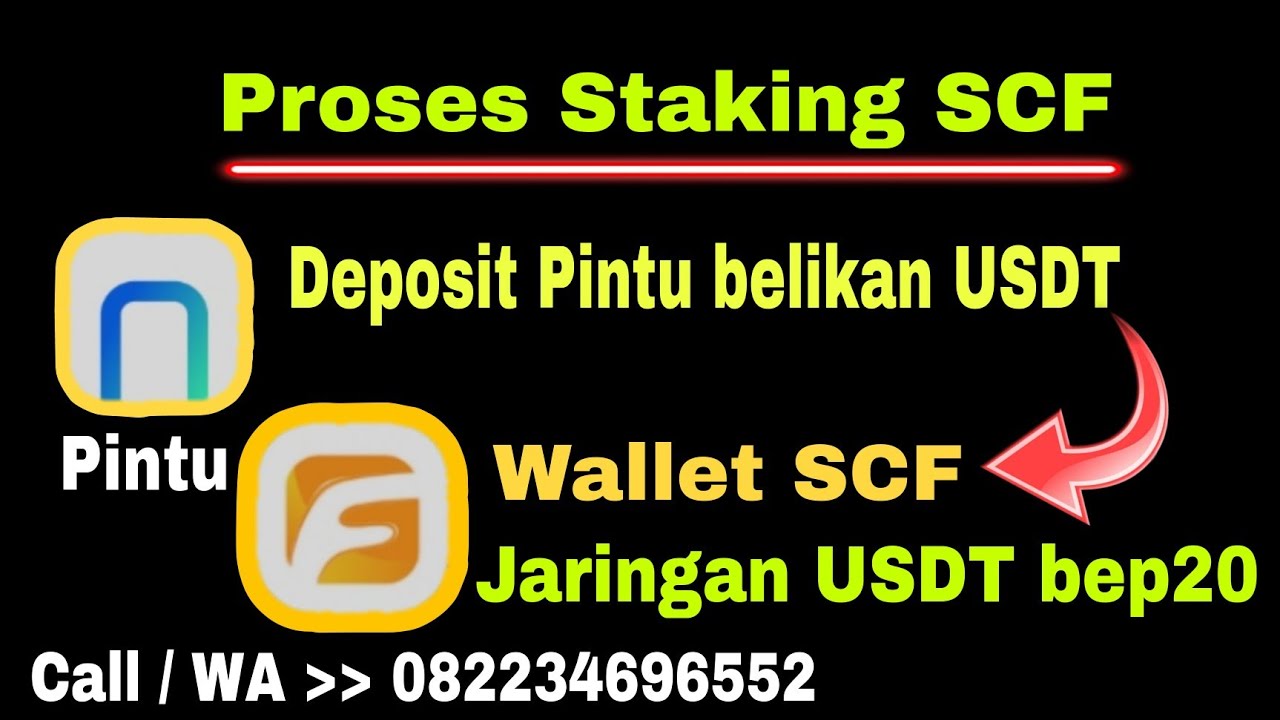Proses Staking dari PINTU ke SCF~Fintoch - YouTube