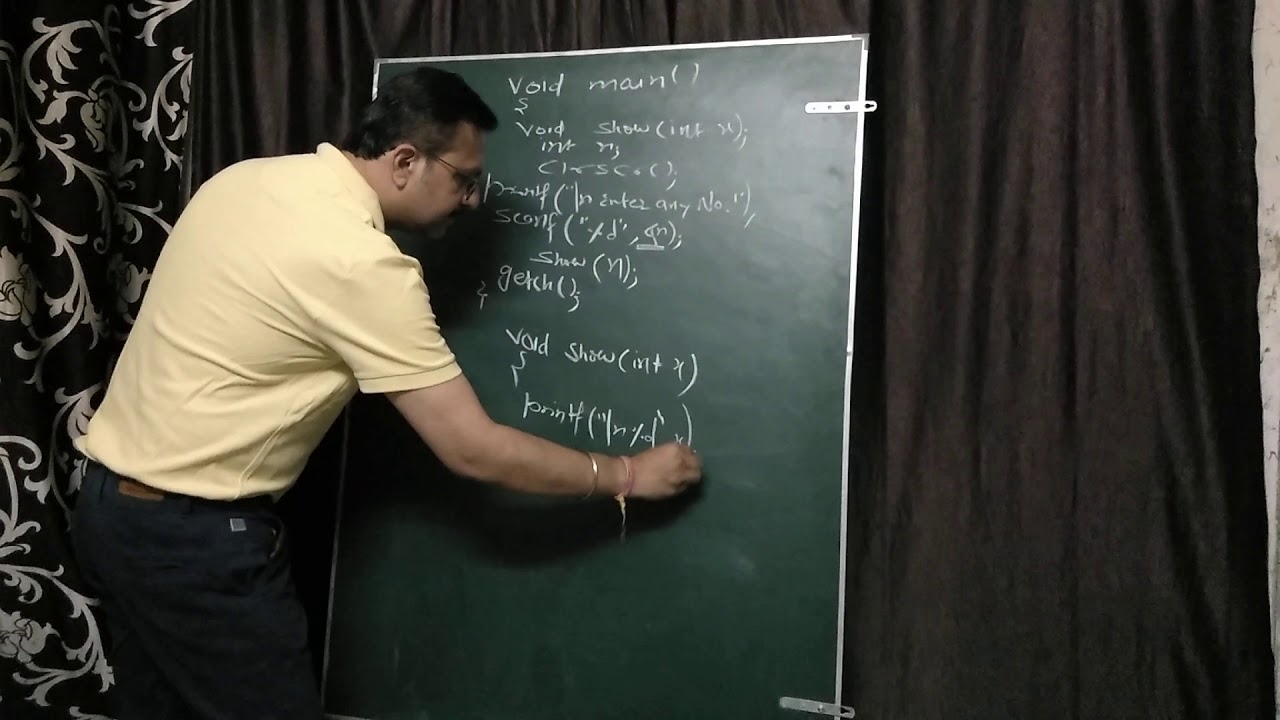 Part-21, Learn 'C' Programming by MAHESH TANDON - YouTube