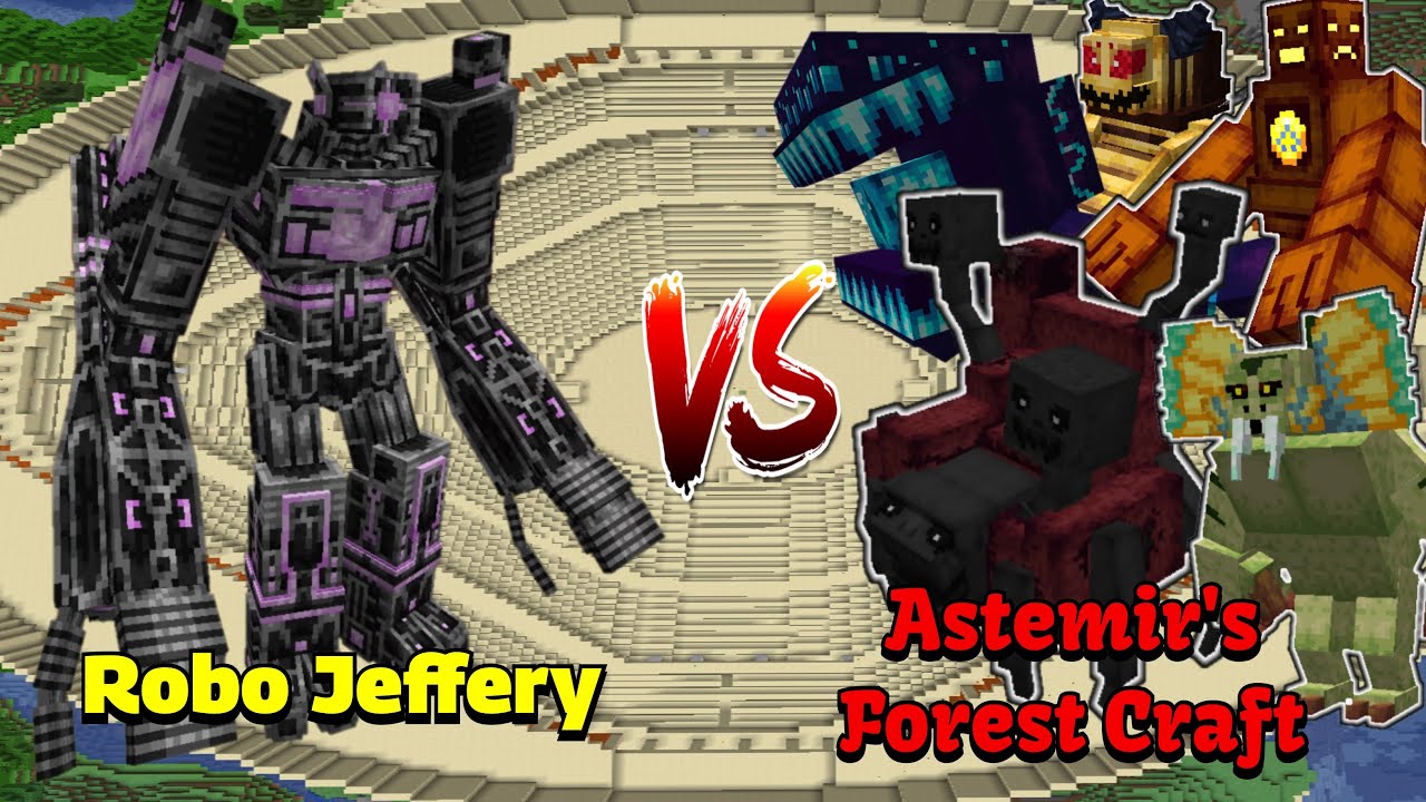 Robo Jeffery VS Astemir's Forest Craft | Minecraft |Mobs Battle - YouTube