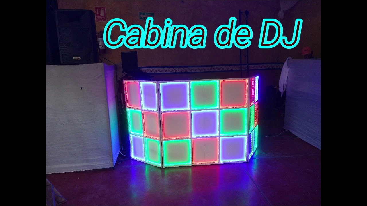 Cabina de DJ LED #luz #iluminacionled - YouTube