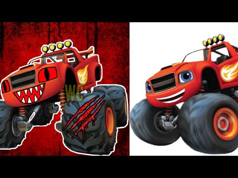 Blaze And The Monster Machines Horror Version Art 2020 | Wondrous ...