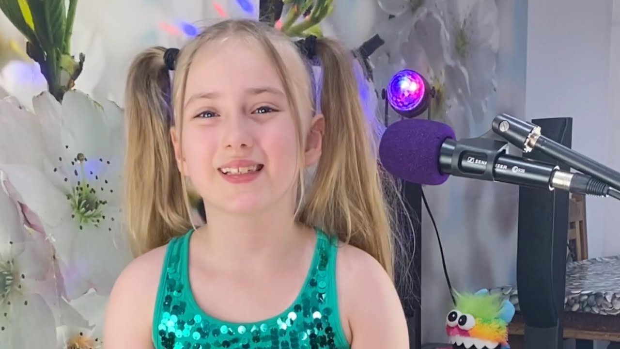 7 year old Imogen goes Live on Quarantine Karaoke TinyCoverGirl sings ...