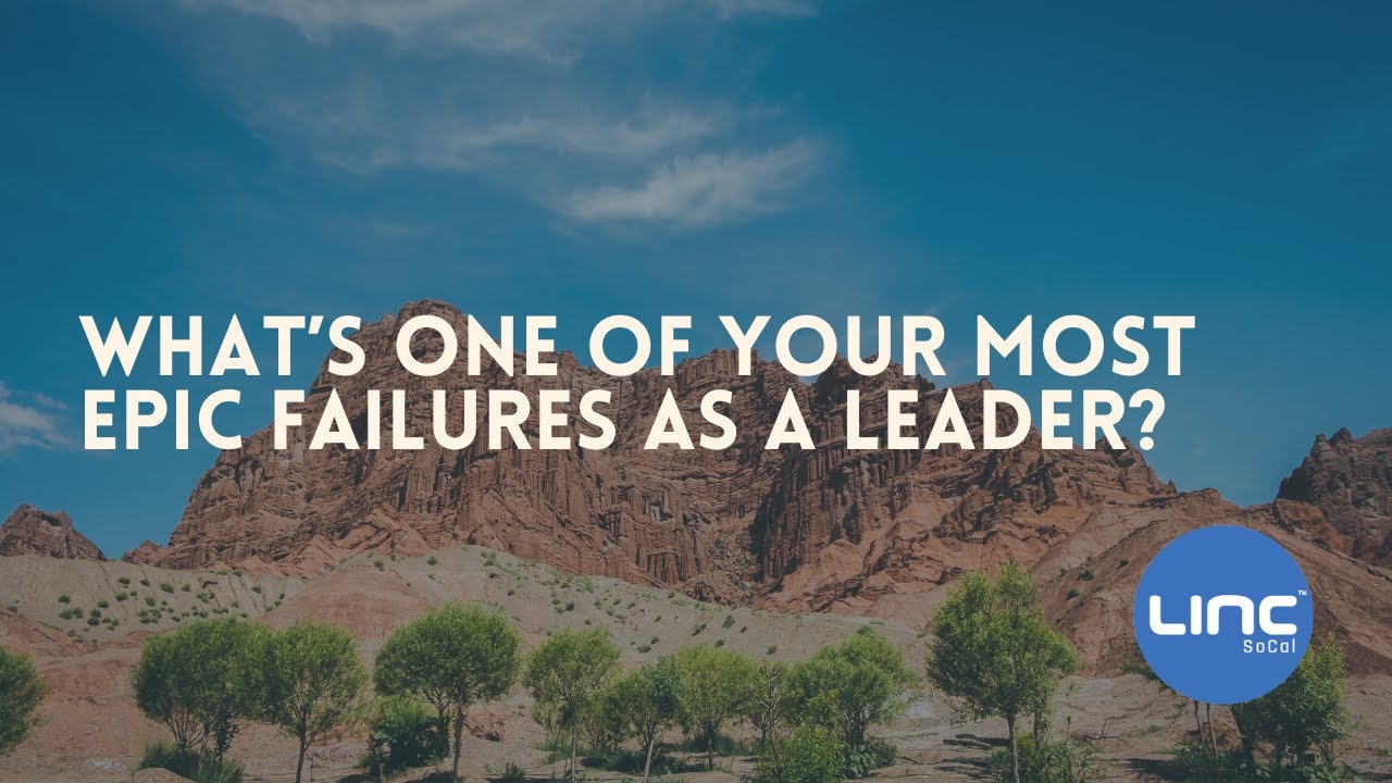 What’s one of your most epic failures as a leader? - YouTube