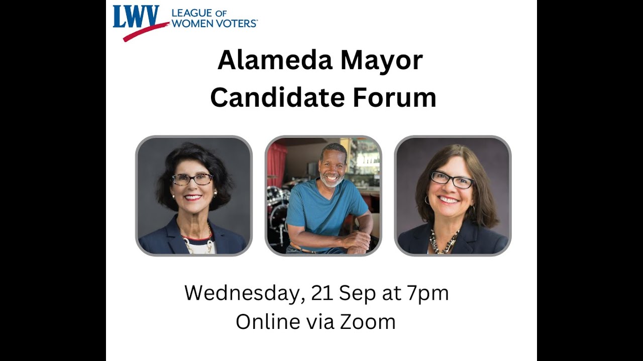 Alameda Mayor Candidate Forum 2022 by LWV of Alameda - YouTube