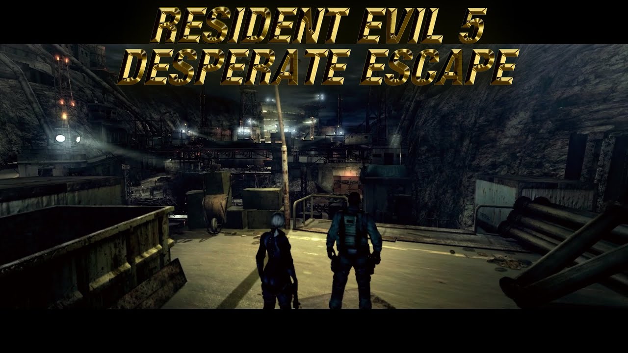 RESIDENT EVIL 5 DESPERATE ESCAPE! VETERAN! - YouTube