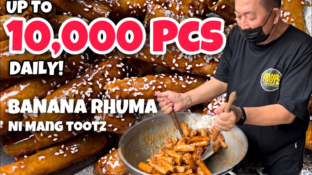 WORLDWIDE FAMOUS BANANA RHUMA | STREET FOOD MANILA | MANG TOOTZ - YouTube