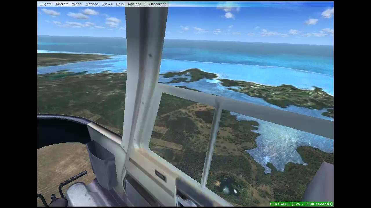 Mauritius FSX real scenery JetRanger Bell - YouTube