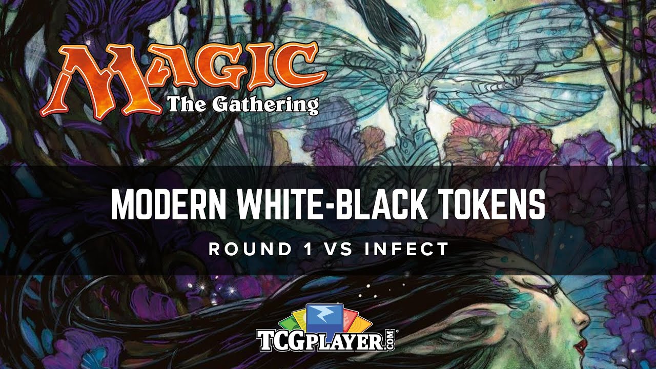 [MTG] Modern White-Black Tokens | Round 1 vs Infect - YouTube