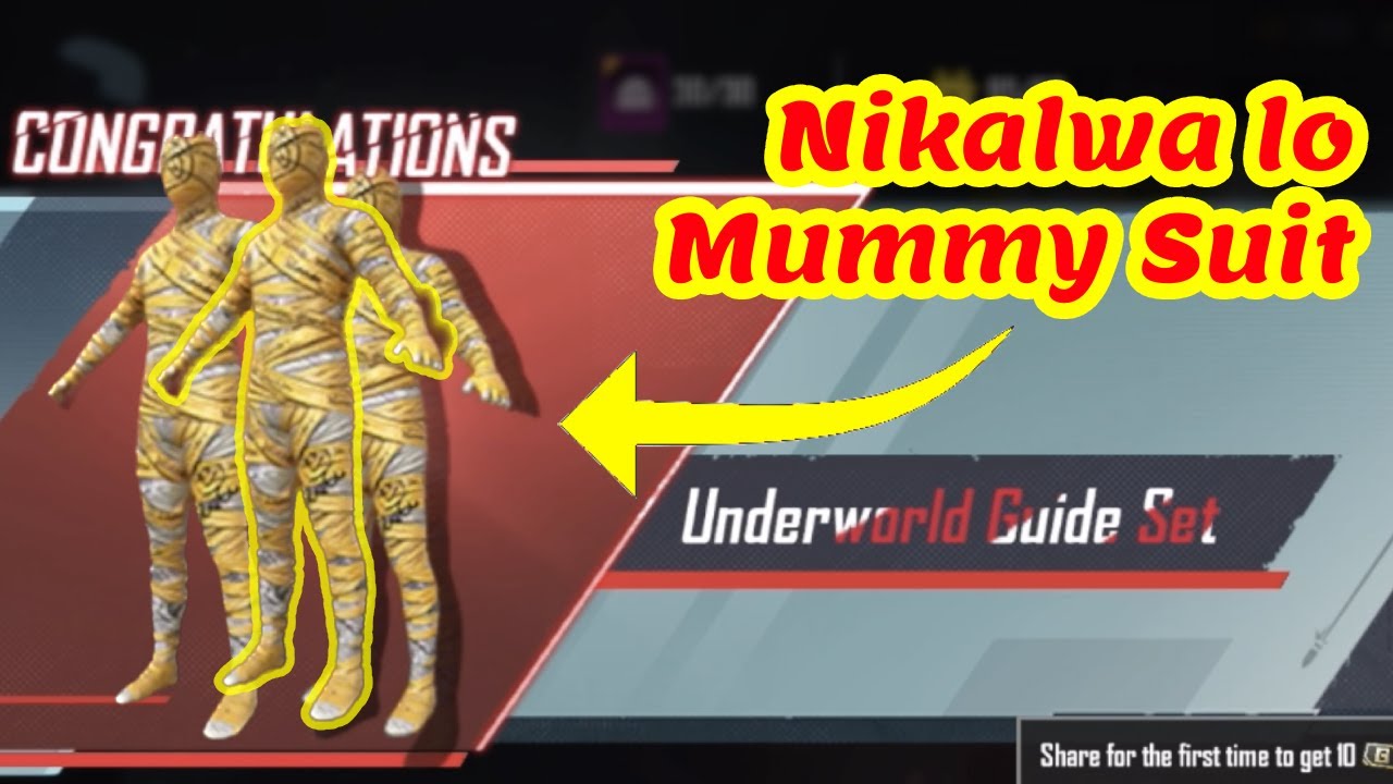 Most luckiest Ultimate Mummy Set Opening | 🔥 PUBG MOBILE 🔥| MAD MONO YT ...