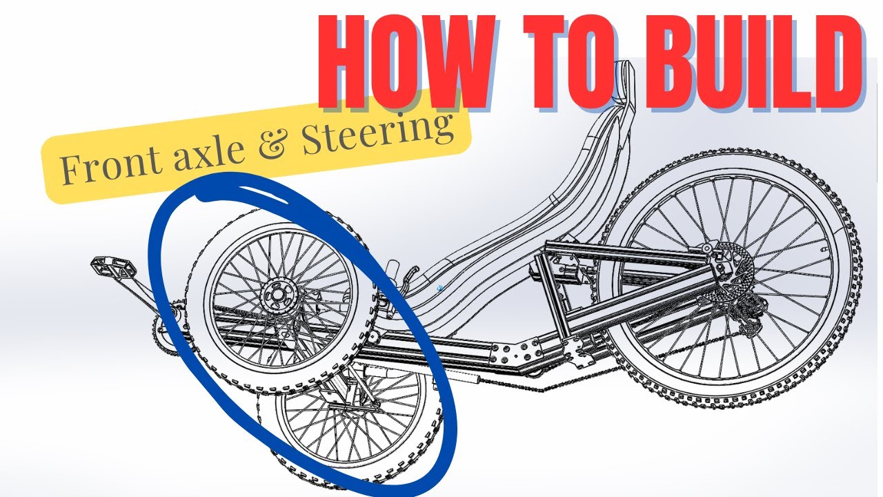 How to build a recumbent trike.The most important bit first, front ...