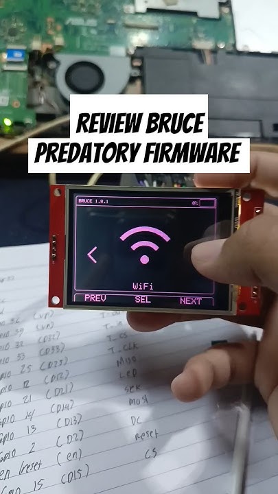 Review Bruce firmware #esp32 #bruce #firmware #hackingtools - YouTube