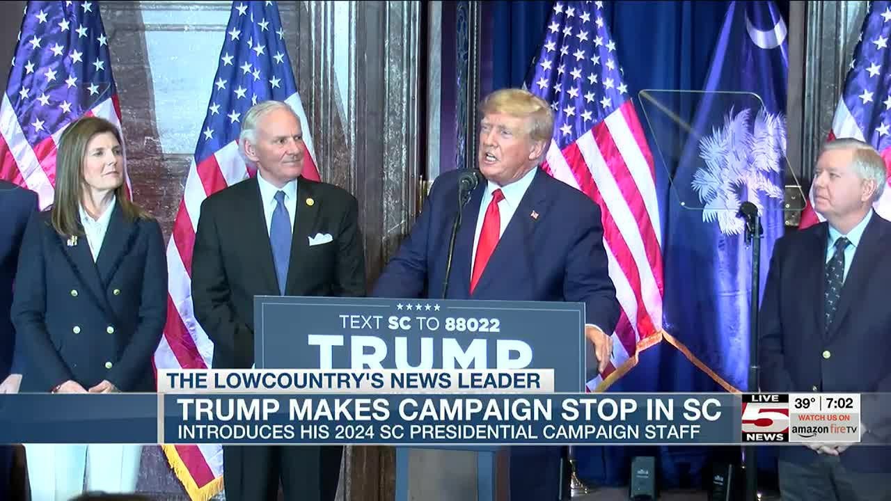 VIDEO: Trump announces leadership for his SC 2024 campaign team - YouTube