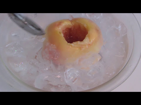 How to make Whole Peach Cream Puff