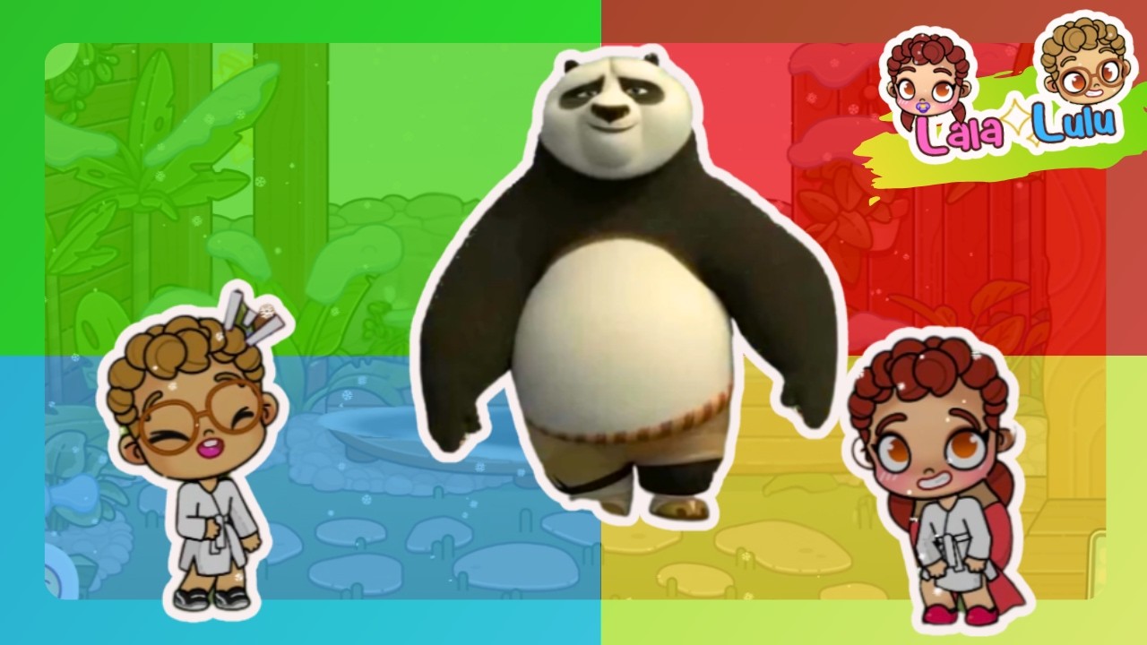 Funk do Panda Dragão Guerreiro Com Lala & Lulu (Música Infantil ...