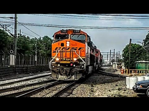 Bnsf 7168 - 4612 - 9173 - 7447 - YouTube