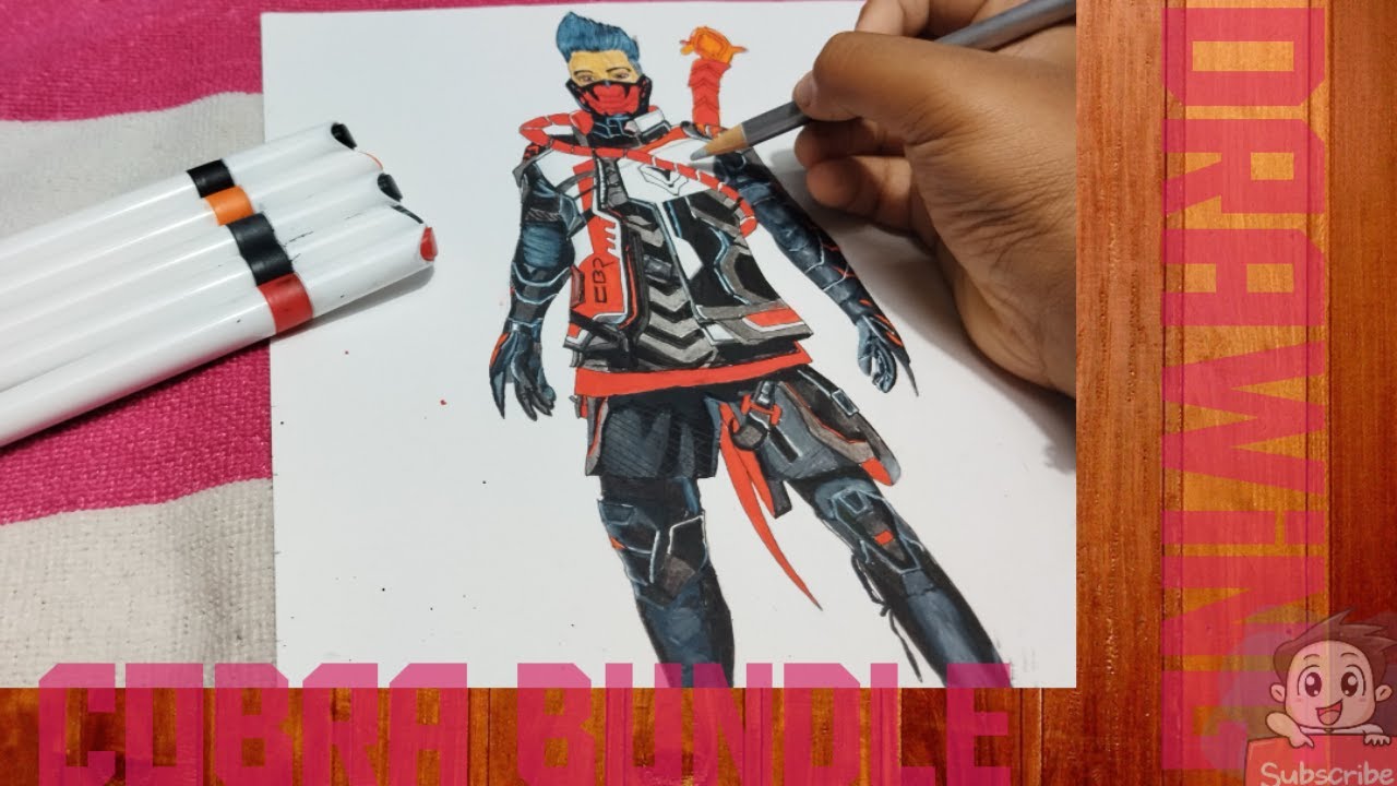 How to draw cobra bundle easy step by step 😀 /#youtubevideo # ...