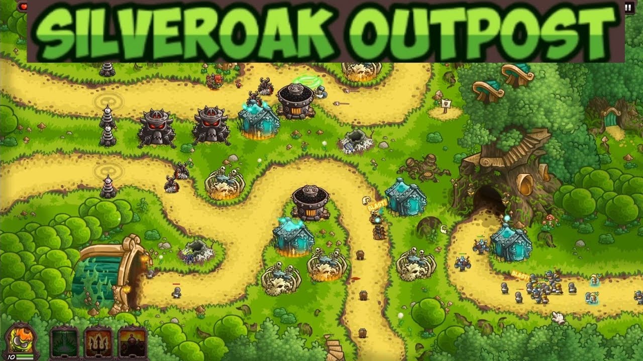 Kingdom Rush Vengeance - Silveroak Outpost - Veteran - YouTube