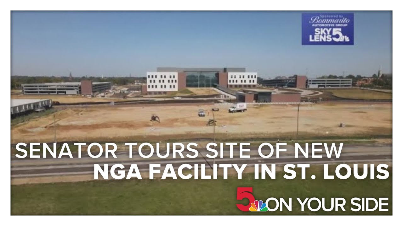 Sen. Eric Schmitt tours site of new NGA facility in north St. Louis ...