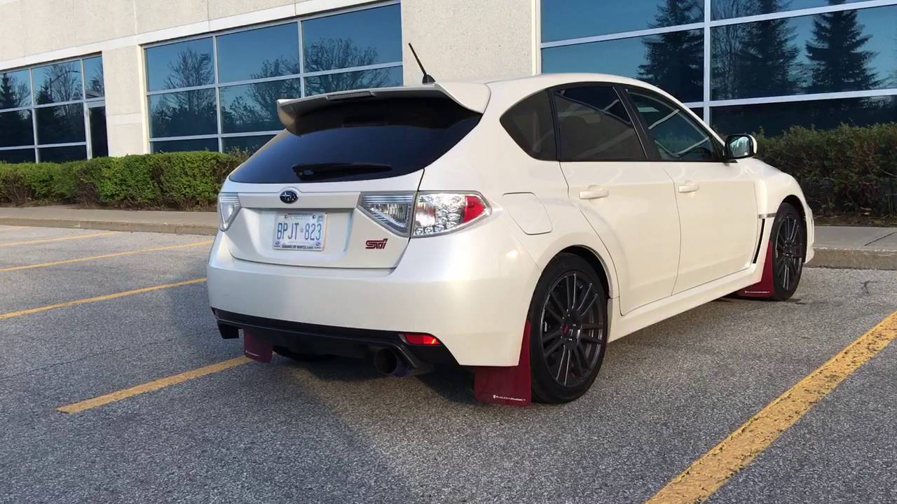 Invidia Full Titanium Exhaust WRX/STI 2008-2014 Hatchback - YouTube
