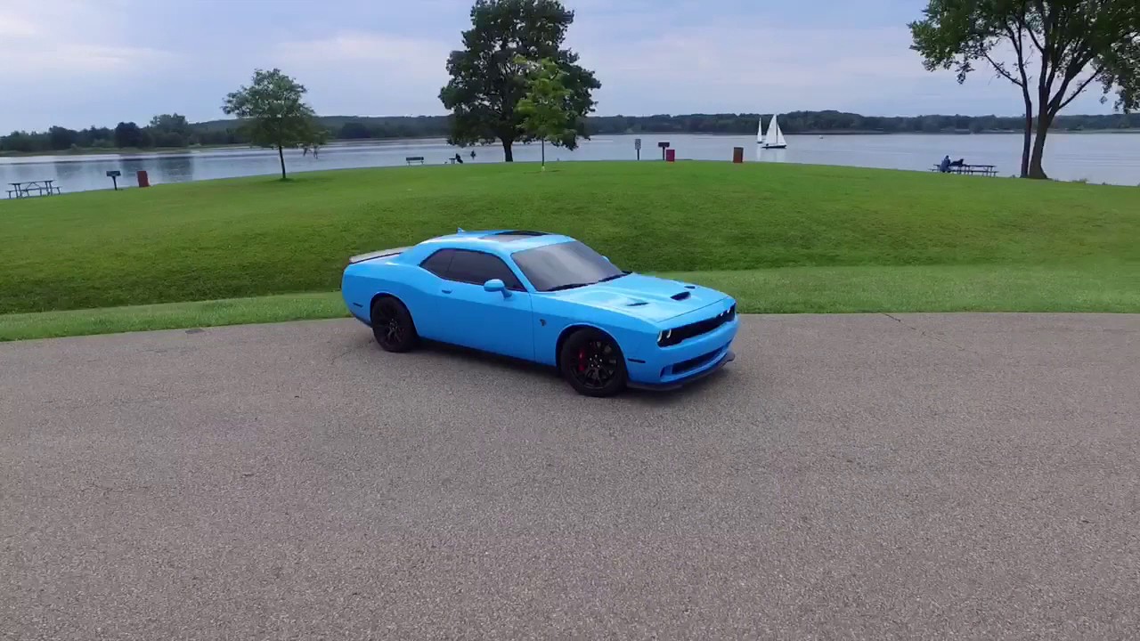 New wrap on my HELLCAT!!! (BABY BLUE) - YouTube