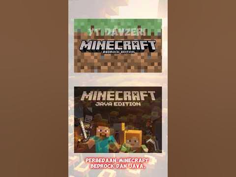 Perbedaan minecraft bedrock dan java #minecraft #minecraftvideos #feedshorts - YouTube