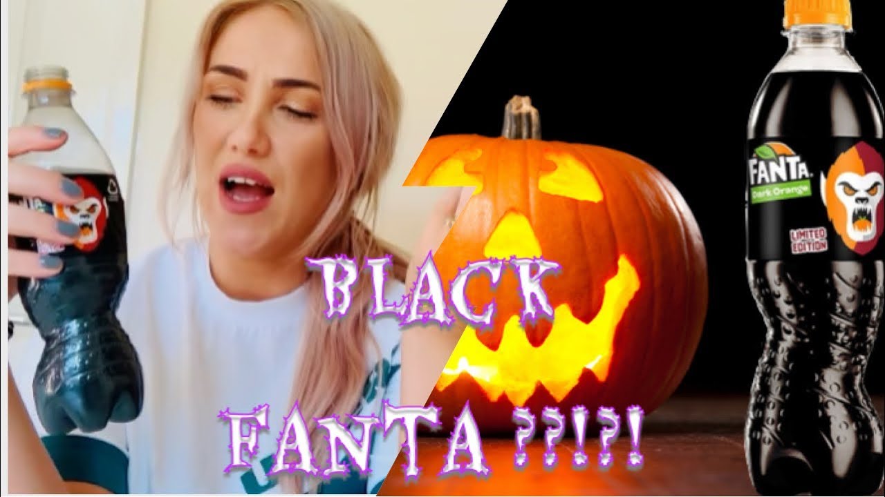 I've tried BLACK FANTA ( HALLOWEEN limited edition ) - YouTube