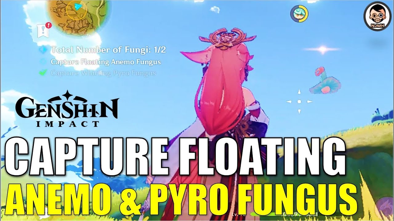 Capture a Floating Anemo Fungus | Capture a Whirling Pyro Fungus ...