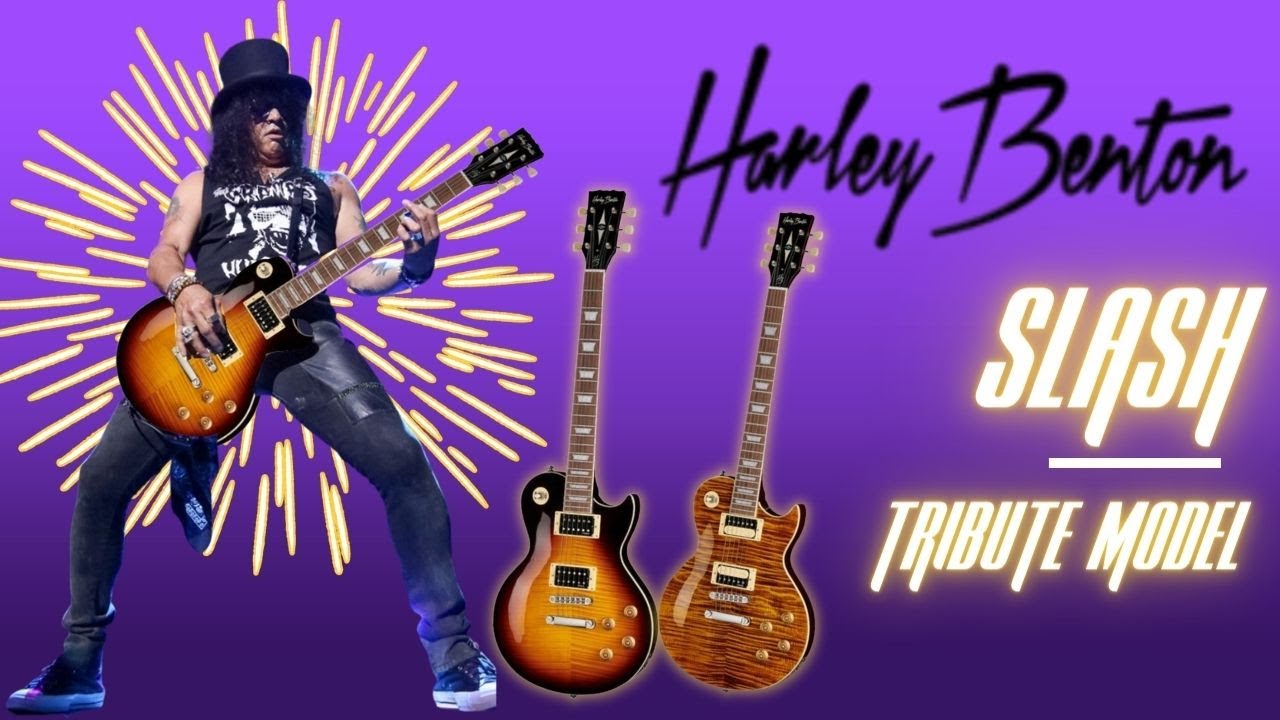 Harley Benton Slash model - YouTube
