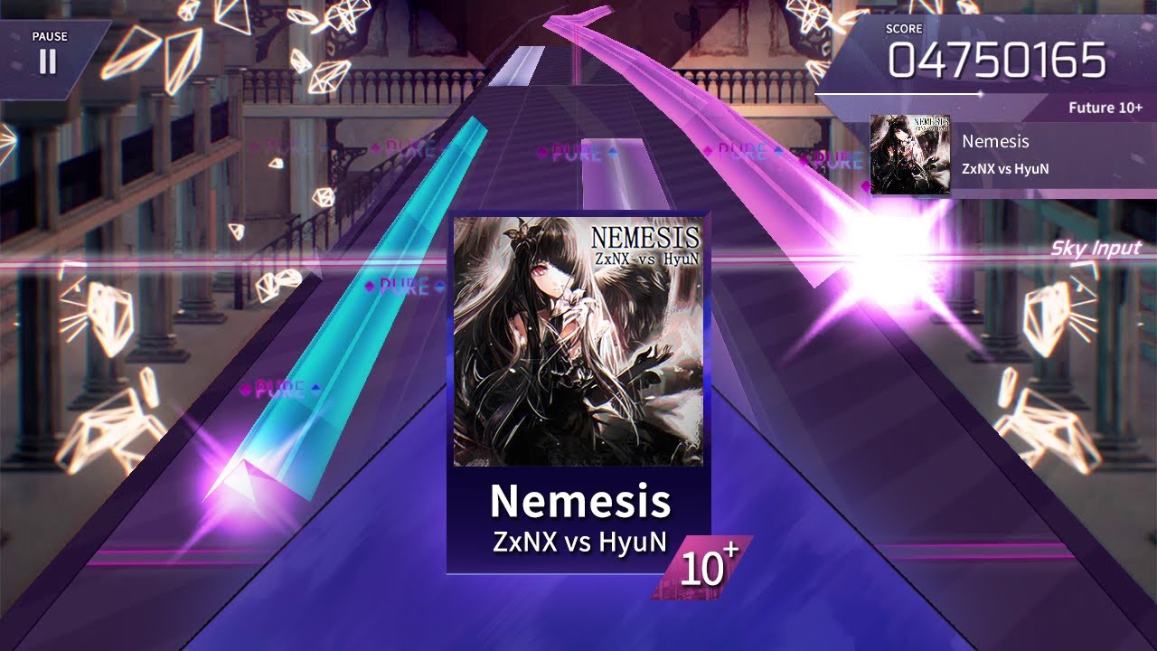 [Arcaea Fanmade] Nemesis - ZxNX vs HyuN (FTR 10+) - YouTube