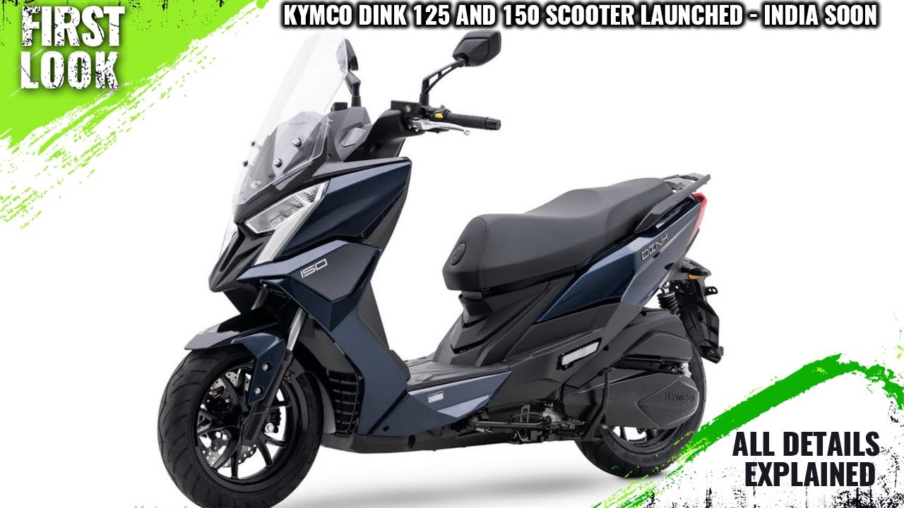 2023 Kymco Dink 125 And 150 Launched - First Look - Explained All Spec ...