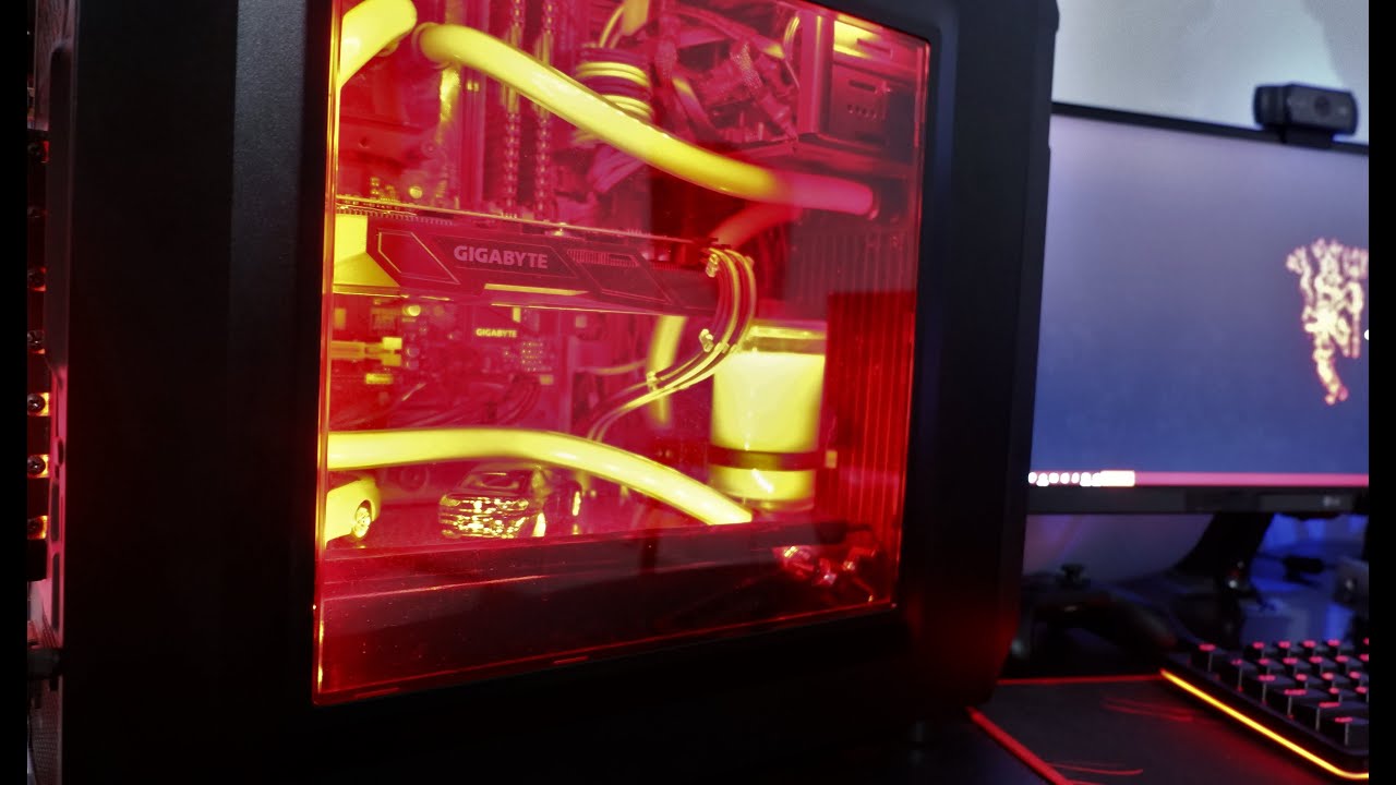 Timelapse Soft-tubing Watercooled PC - YouTube