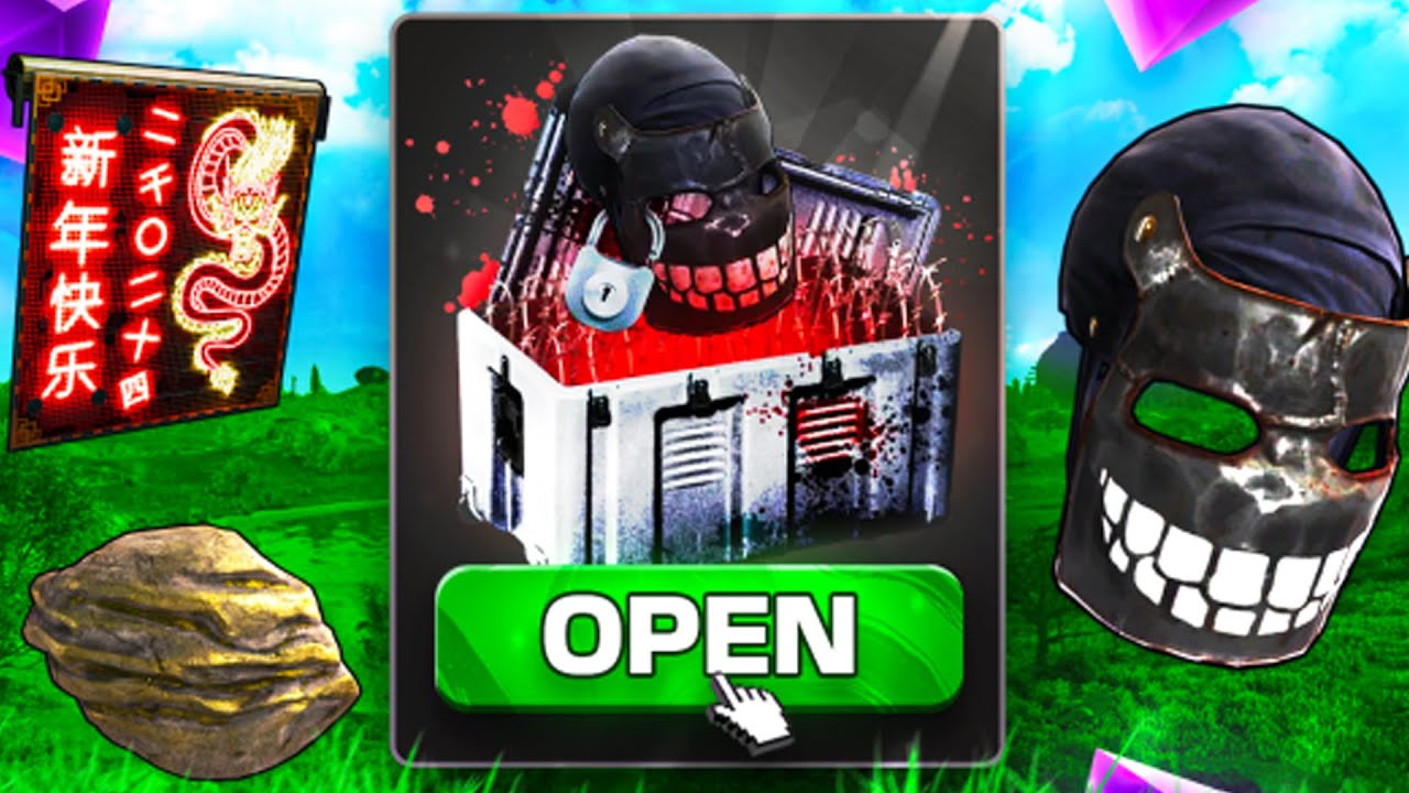 ALWAYS UNBOXING EXPENSIVE Rust Skins from this CASE! - YouTube