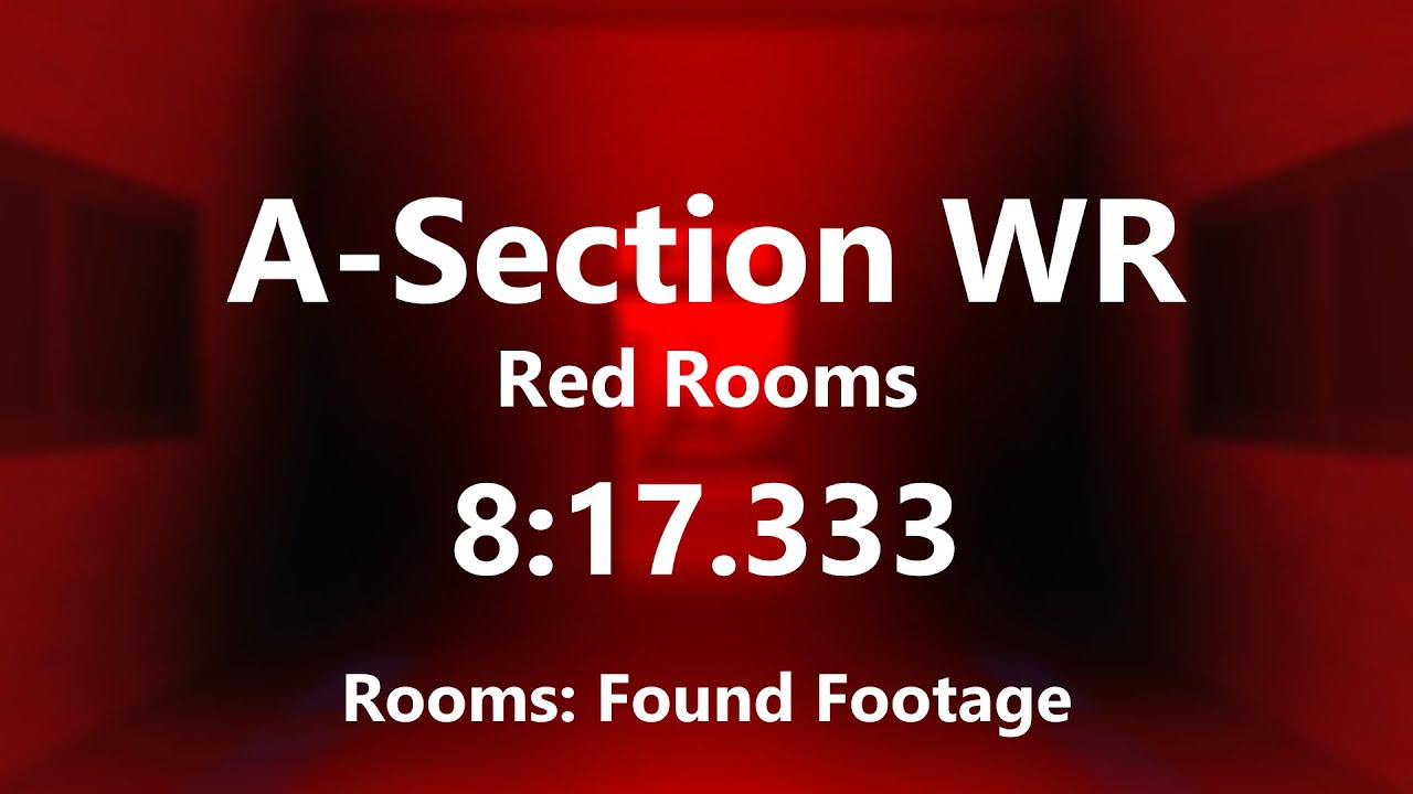 Rooms: Found Footage - Red Rooms Speedrun WR 8:17.333 - YouTube